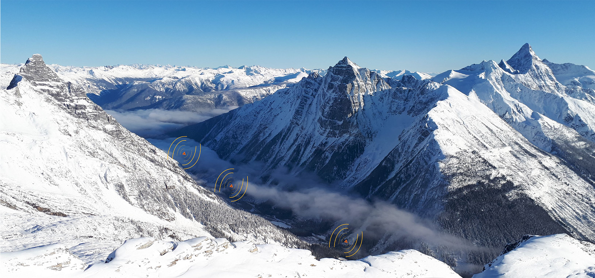 Avalanche Detection Network at Rogers Pass • Wyssen Avalanche