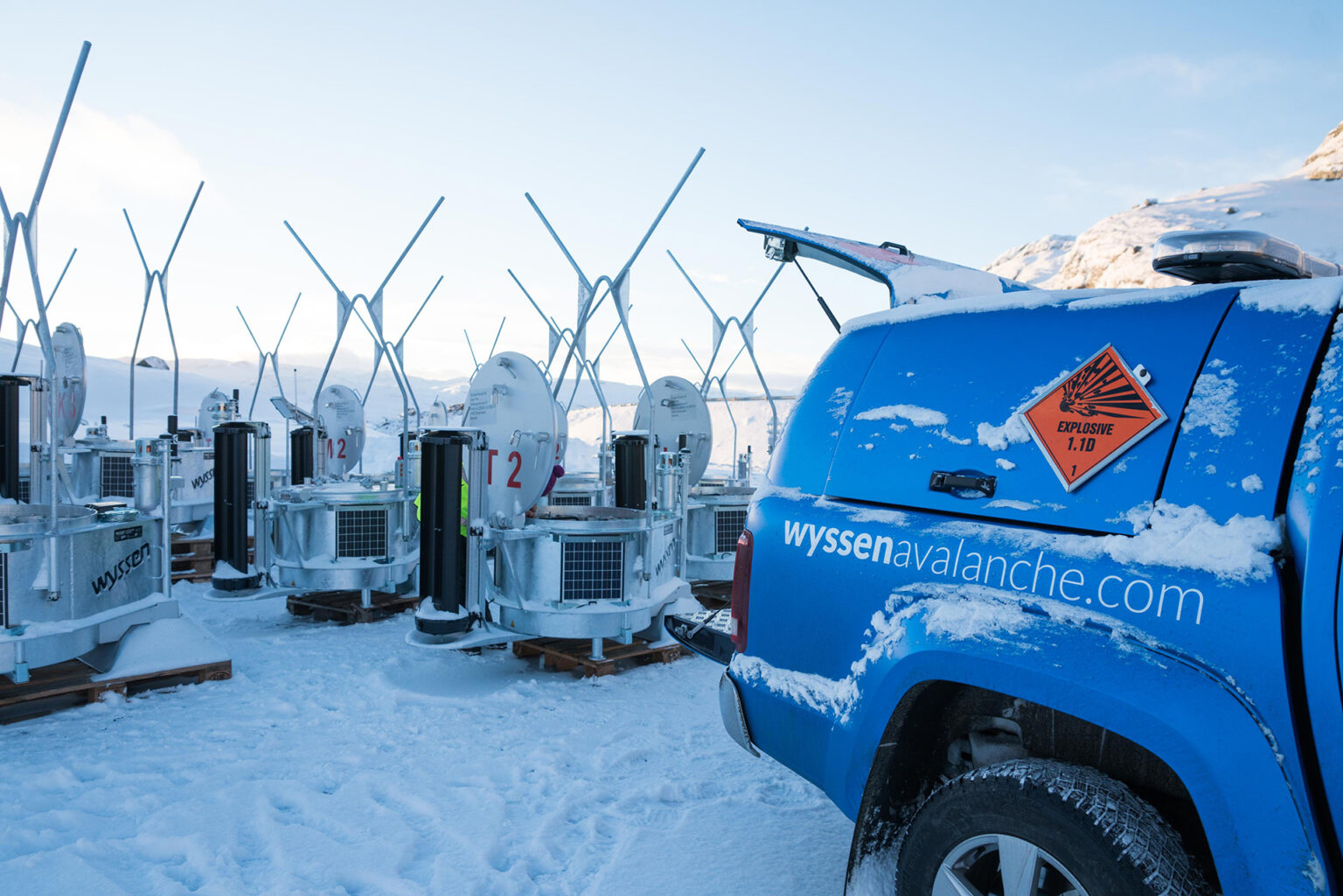 Remote Avalanche Control System for public road in Norway • Wyssen ...