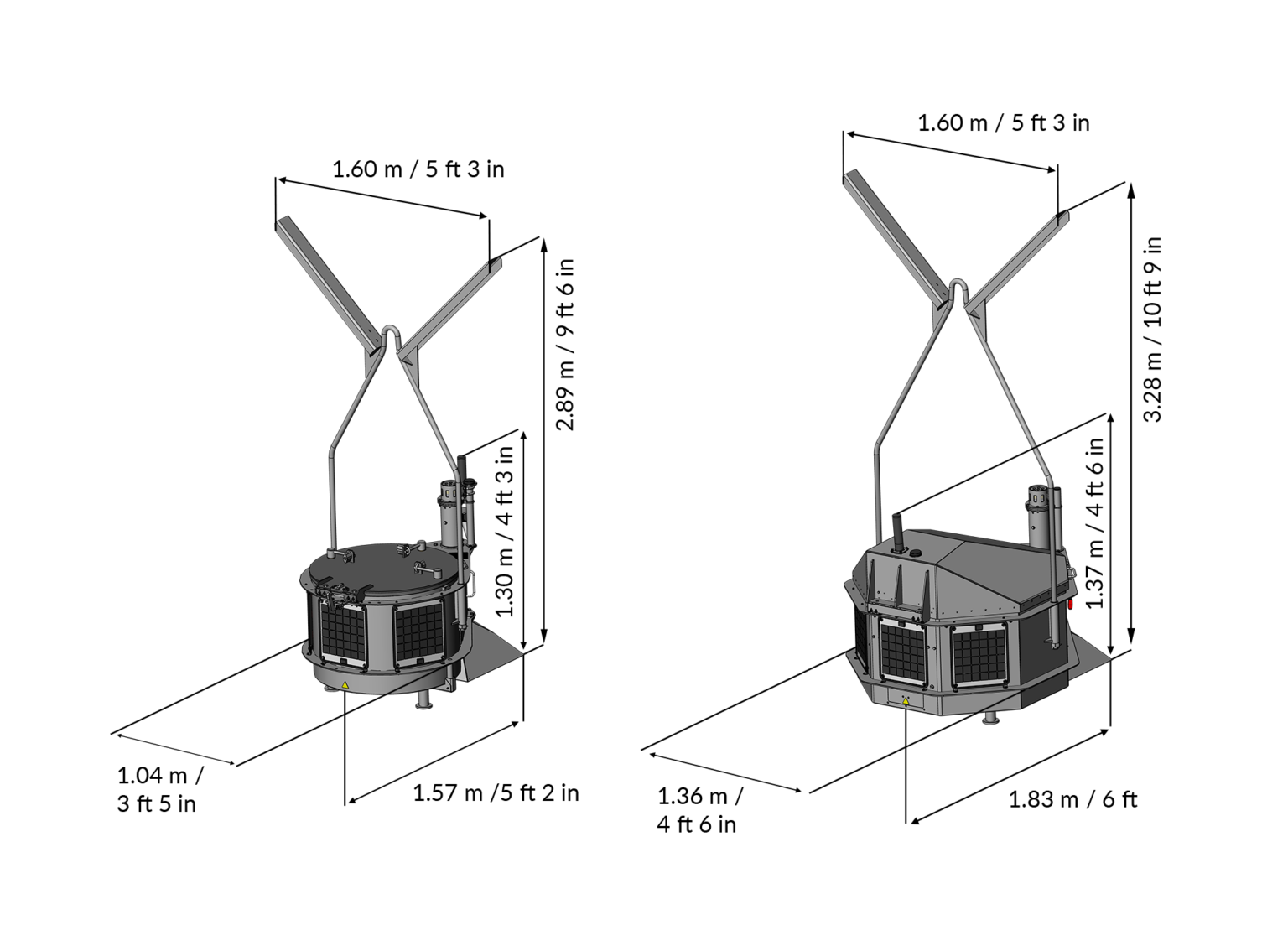 Wyssen Avalanche Tower LS12-5 and LS24-5 • Wyssen Avalanche